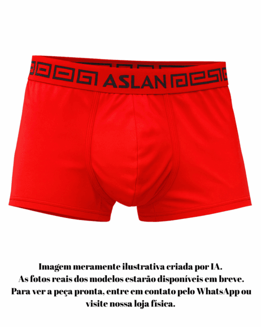 Cueca Boxer Vermelho Cava Egípcia – Aslan Shop – Lingerie Masculina ...